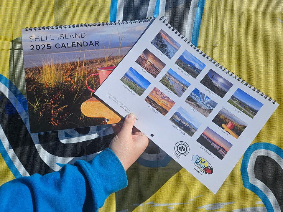 Shell Island 2025 Calendar including time times – Shell Island Shop